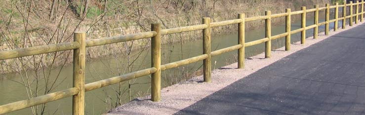 Horizontal fence - Fences for road and hiking paths - Rondino